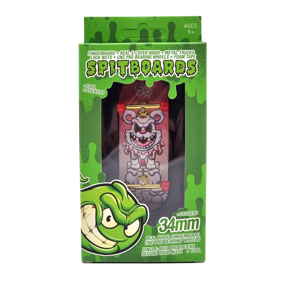 SPITBOARDS 34mm x 96mm Pro Fingerboard Set-Up (Complete) | Real Wood D ...