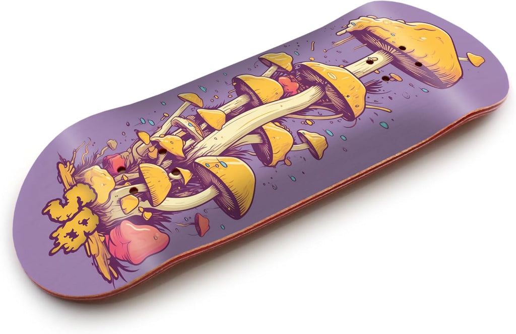 34mm Fingerboard Deck - Real Wood (5-Layers) Classic Popsicle Street S ...