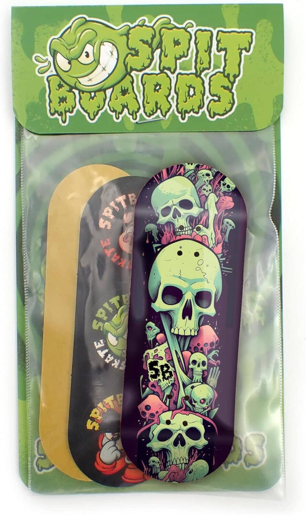 34mm Fingerboard Deck - Real Wood (5-Layers) Classic Popsicle Street S ...