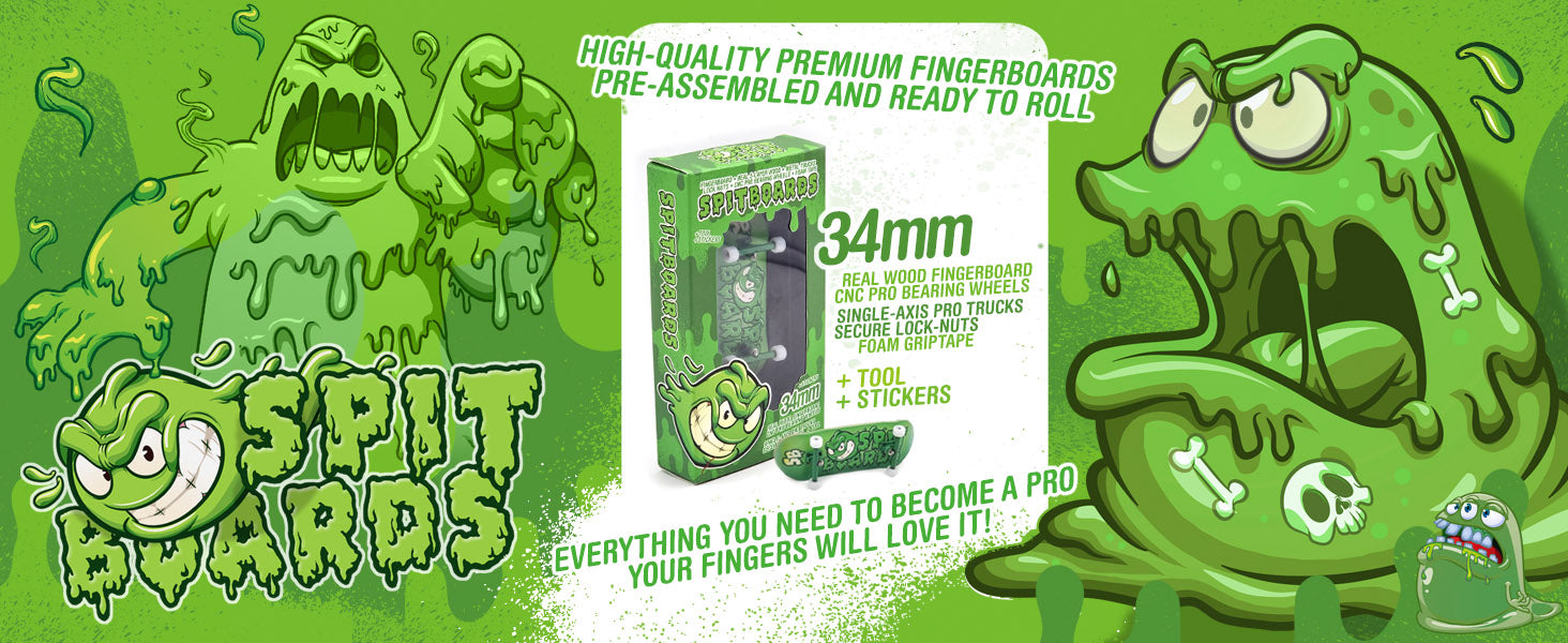 Spitboards Fingerskate, Best Real Wood Pro Fingerboards ready to roll ...