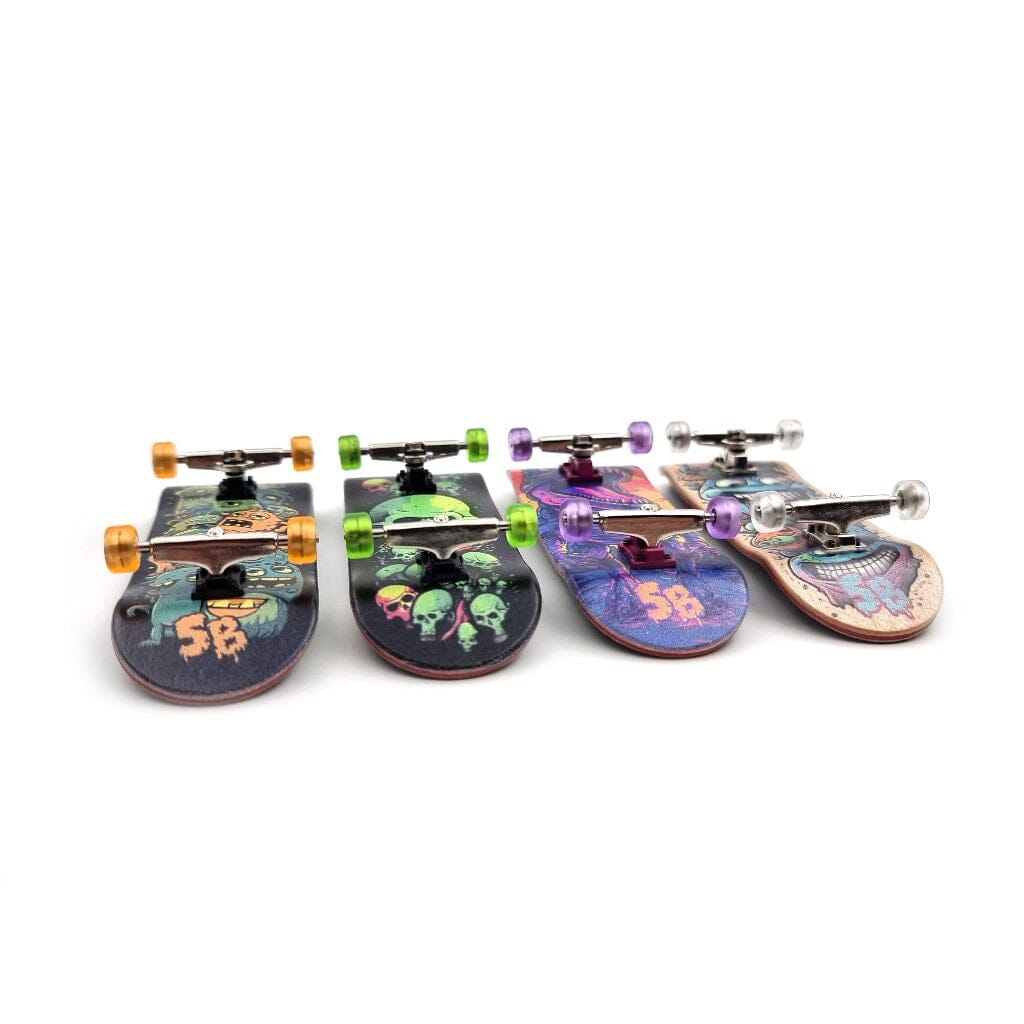 32 x 96 mm Fingerboard Complete Wood Set-Up Assembled, 5-Layers, Silve ...